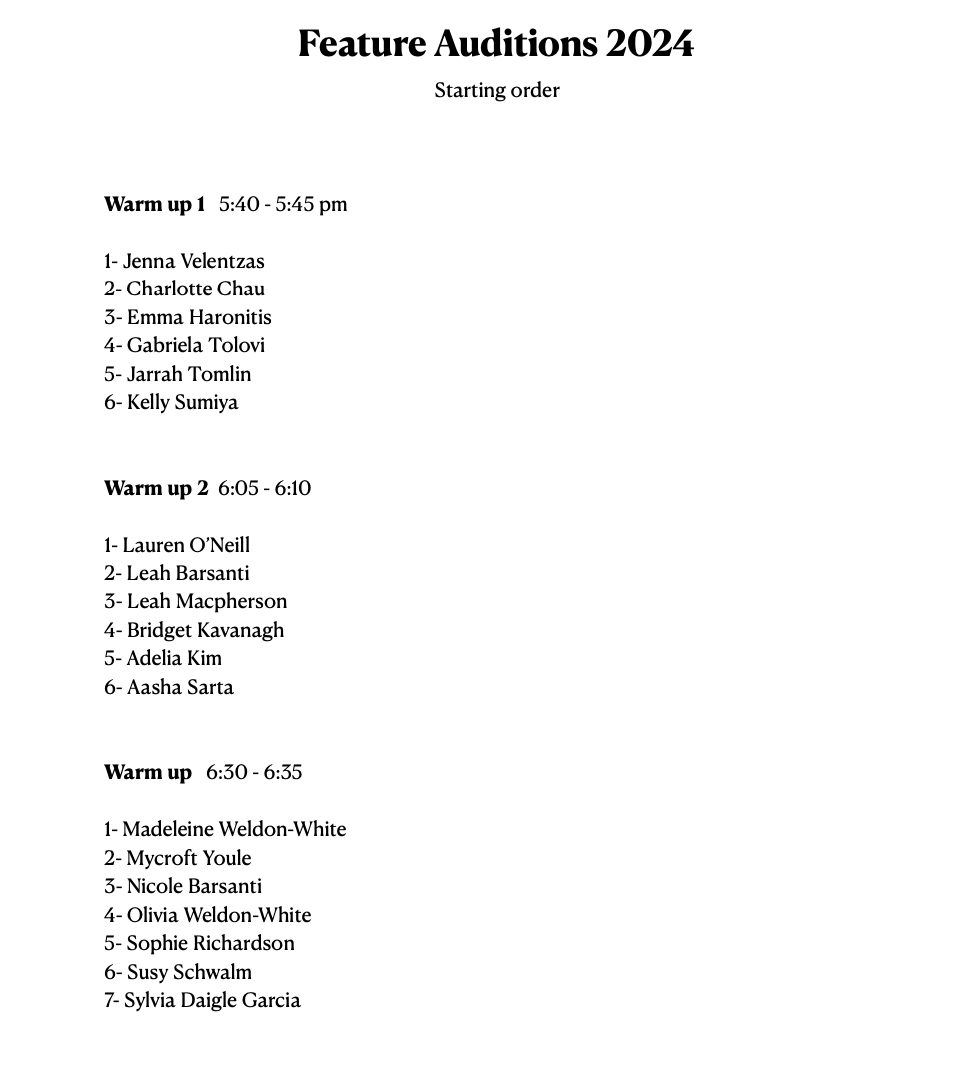 Ice Show Feature Auditions :: Program Registrations - EYSC